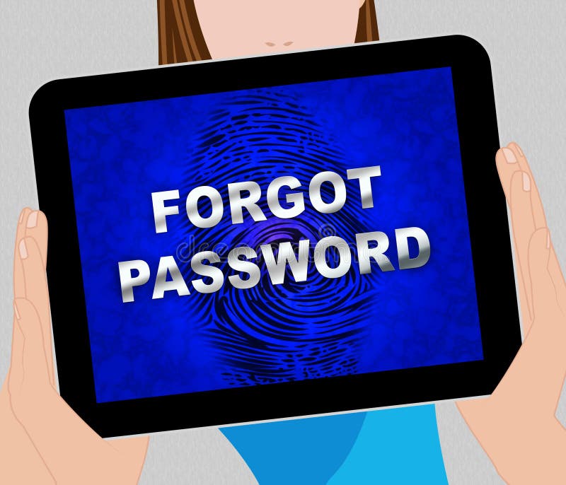 Forgot Password Tablet Shows Login Authentication Invalid - 3d ...