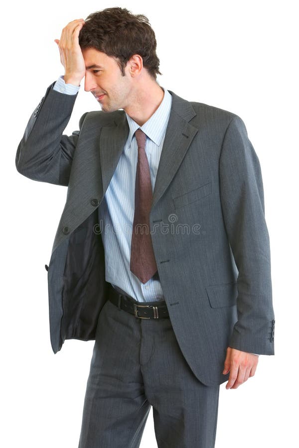 Forgot Something Businessman| Stock Photo - Image of business ...