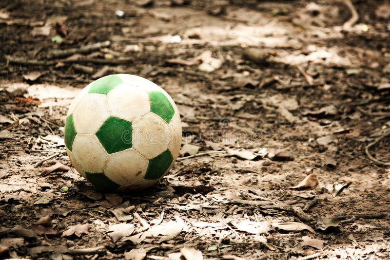 Forgotten stock image. Image of ball, football, game - 16119987