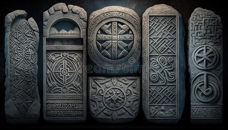 Forgotten Artifacts, the Legacy of Ancient Inscriptions Stock ...