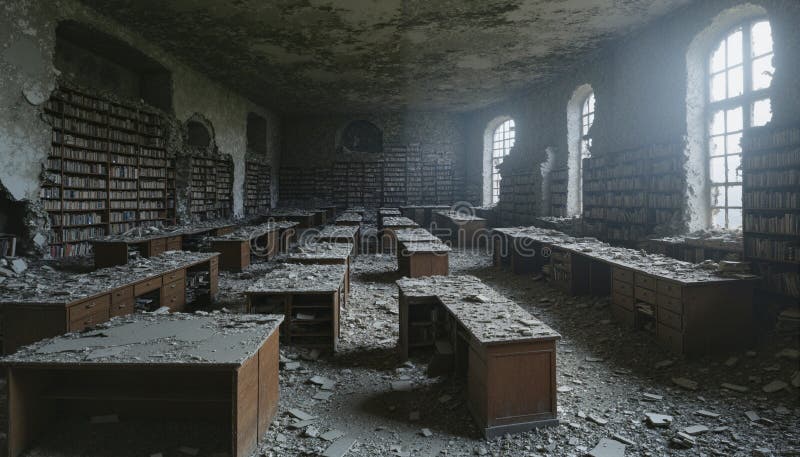 Abandoned Library Reading Room Stock Photos - Free & Royalty-Free Stock ...