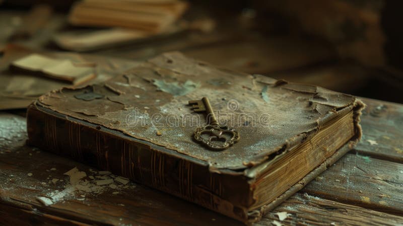 A Forgotten Notebook Discovered in an Attic, Covered in Dust with a ...