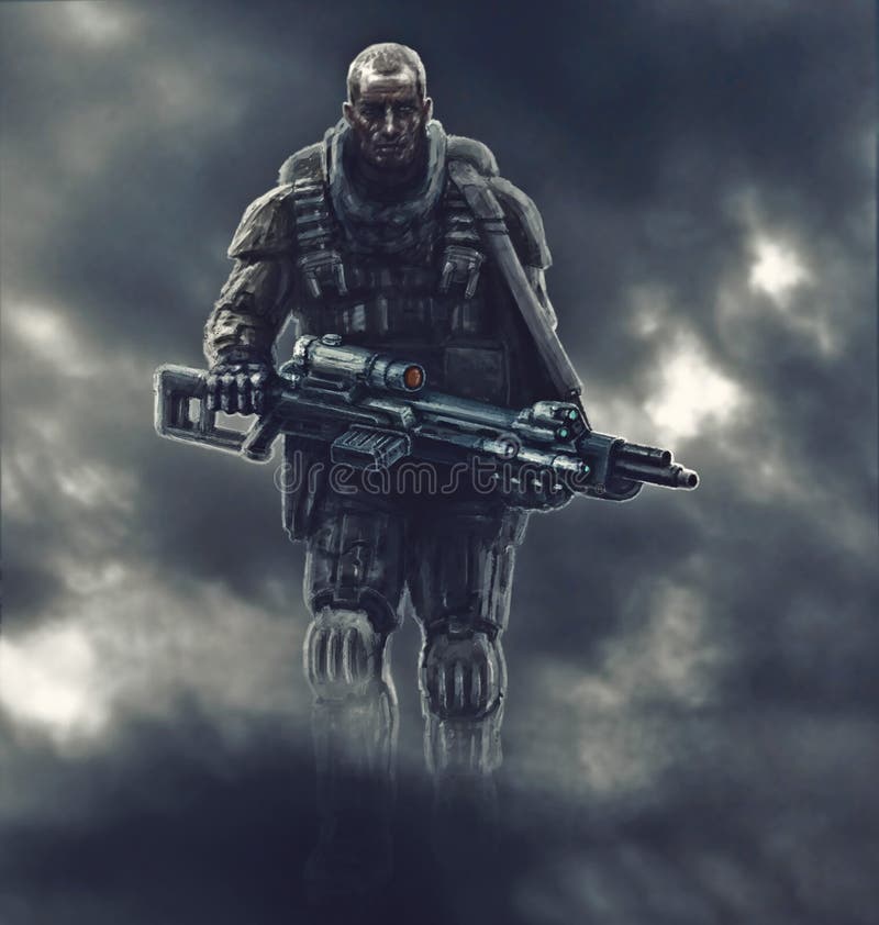 Drawing Soldier Gun Stock Illustrations – 1,536 Drawing Soldier Gun ...