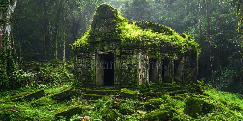 A Forgotten Stone Temple Deep in the Rainforest for Adventure History ...