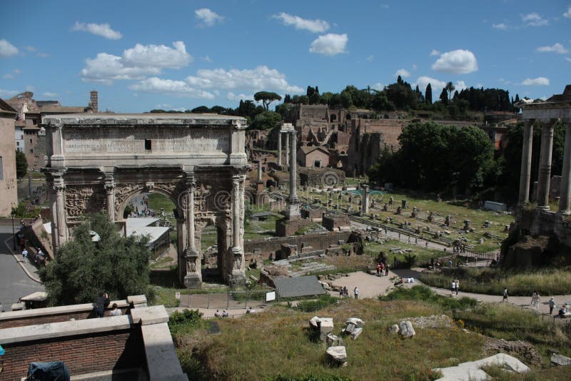 Fori Romani stock photo. Image of ancient, archeological - 33187496