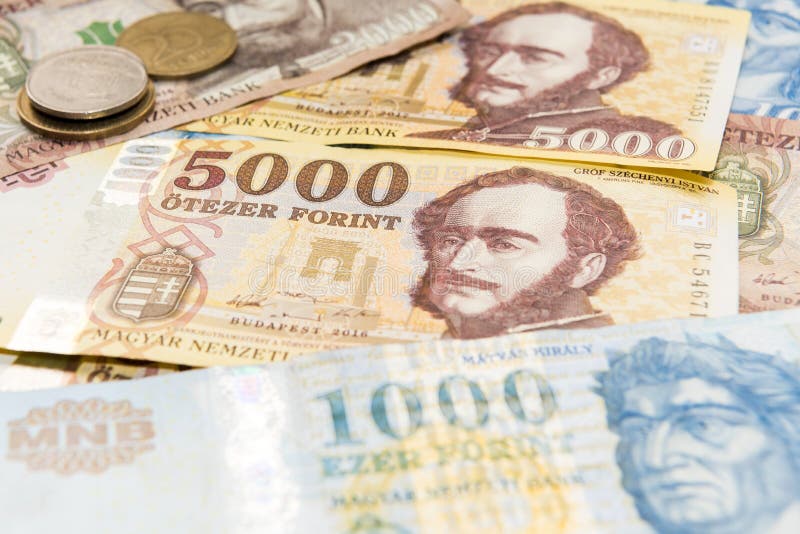 Fond De Billets De Banque, Forints Hongroises Photo stock - Image du ...