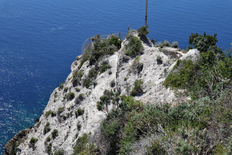 Forio - Punta Imperatore Dal Sentiero Stock Image - Image of scenic ...
