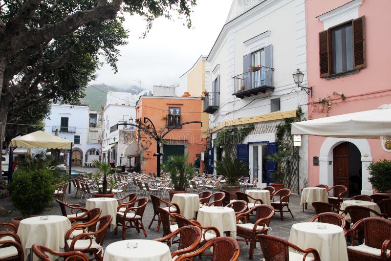 Forio square editorial stock photo. Image of culture - 49269188