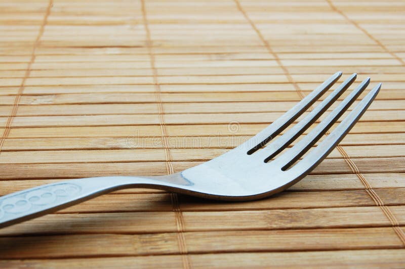 Fork in the kitchen stock image. Image of blue, space - 9477689
