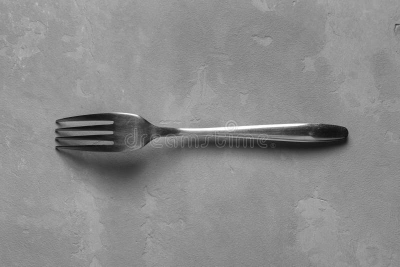 Fork on the Concrete Background Stock Photo - Image of fork, stone ...