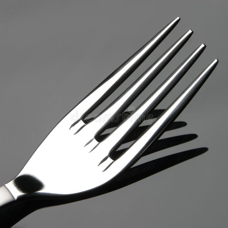 Fork detail stock photo. Image of shiny, object, steel - 32416372