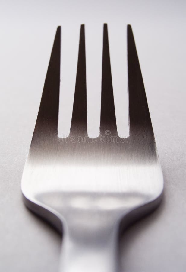 Fork front view stock photo. Image of teeth, silverware - 1735058