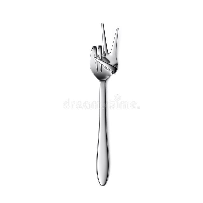 Fork stock image. Illustration of peace, dinner, healthy - 140929029