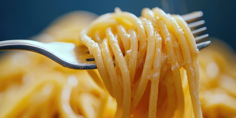 Fork with pasta stock image. Image of cuisine, meal - 377208371