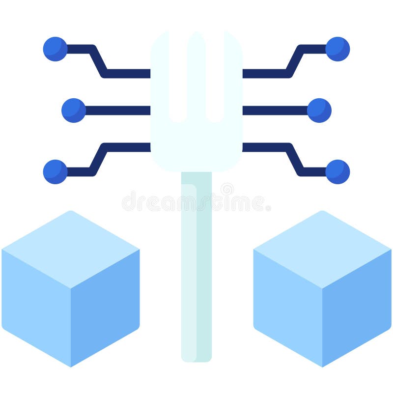 Fork Icon, Blockchain Related Vector Illustration Stock Vector ... Fork Icon, Blockchain Related Vector Illustration Stock Vector ...