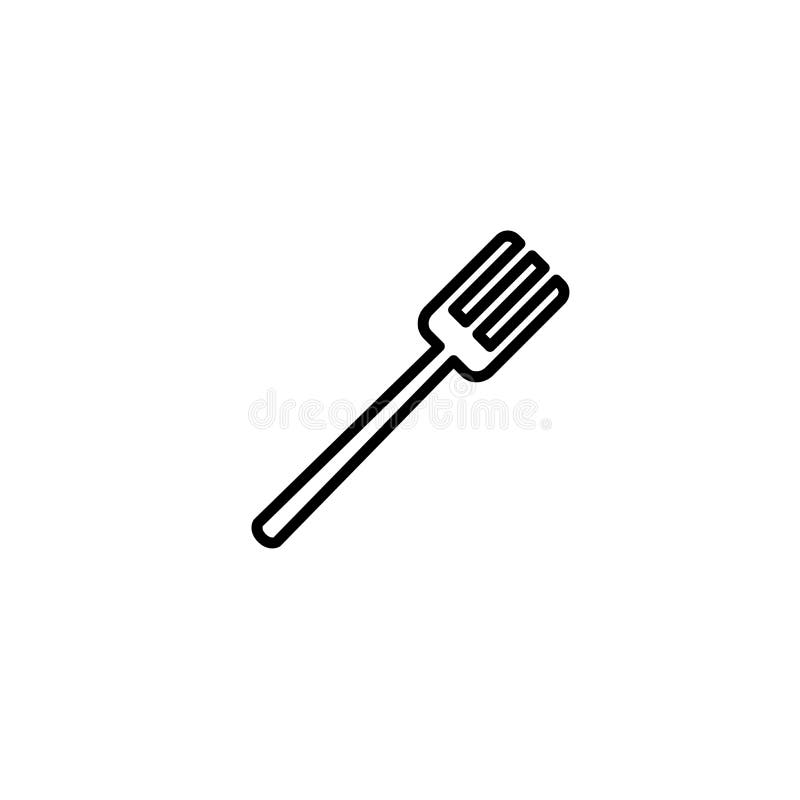 Fork Icon. Kitchen Appliances for Cooking Illustration Stock ...
