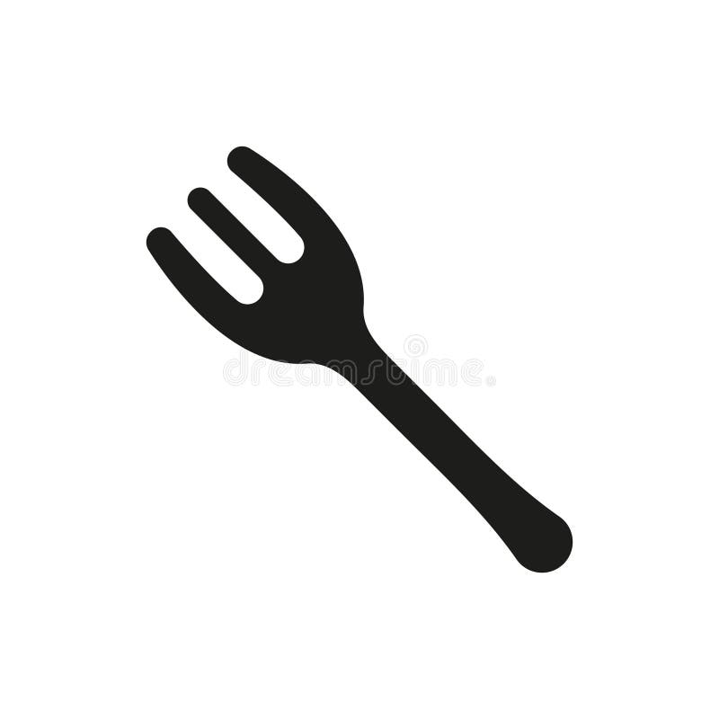 Fork Icon Symbolizes Dining, Table Setting, Culinary Tools, and ...