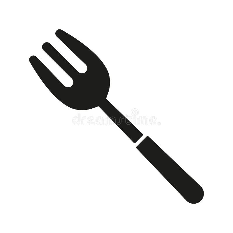 Fork Icon Symbolizes Dining, Table Setting, Culinary Tools, and ...