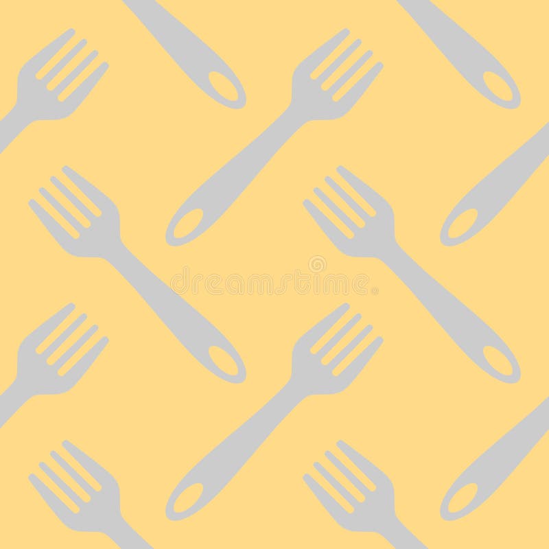 Fork Seamless Pattern Vector Illustration. Cutlery Patterns for ...