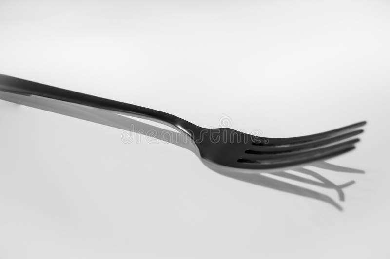 Fork shadow stock photo. Image of spoon, kitchen, light - 43450466