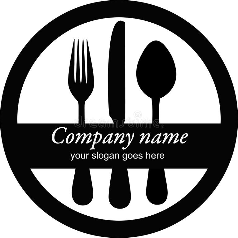 Fork Spoon Circle Round Logo Stock Illustrations – 378 Fork Spoon ...