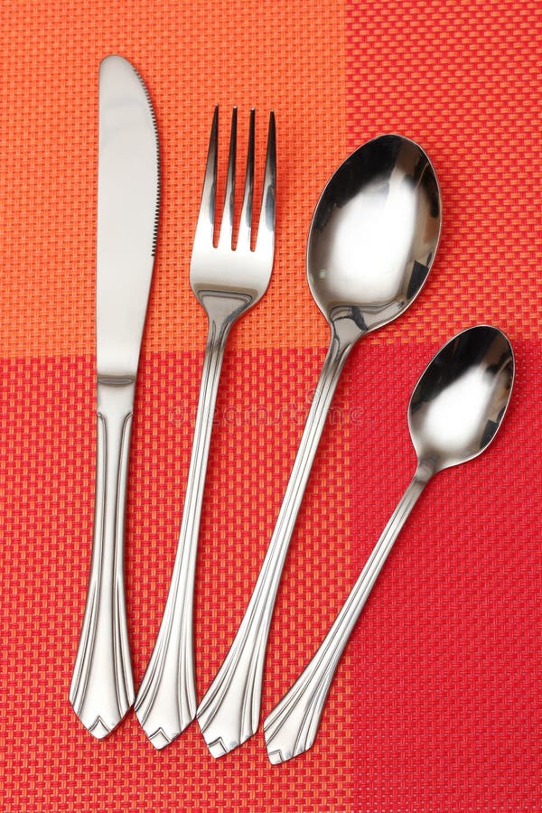 Fork Spoon and Knife stock photo. Image of knife, cutlery - 29492736