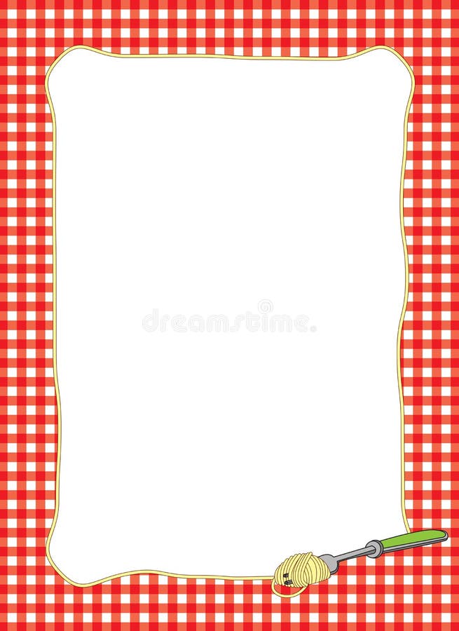 Spaghetti Border Clip Art