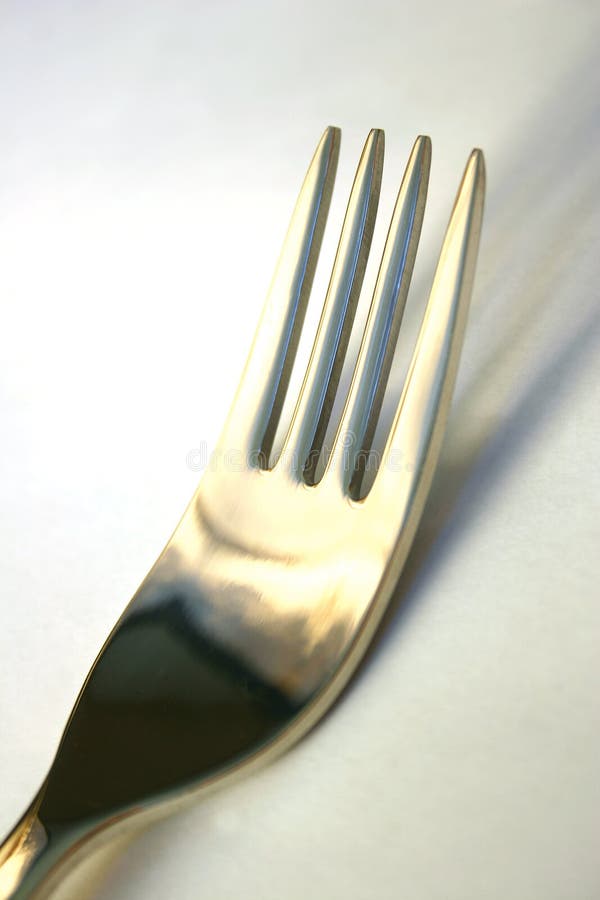 Fork Up Close stock image. Image of waiter, shiny, posh - 260599