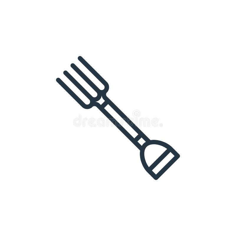 Fork Vector Icon. Fork Editable Stroke. Fork Linear Symbol for Use on ...