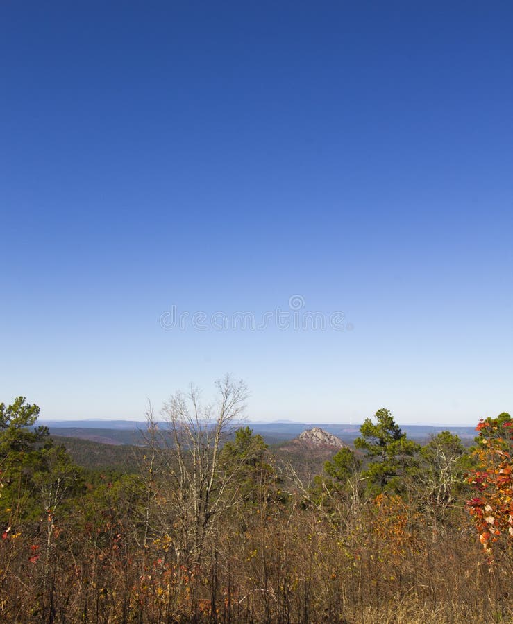 Forked Mountain, Arkansas stock image. Image of fall - 233195793