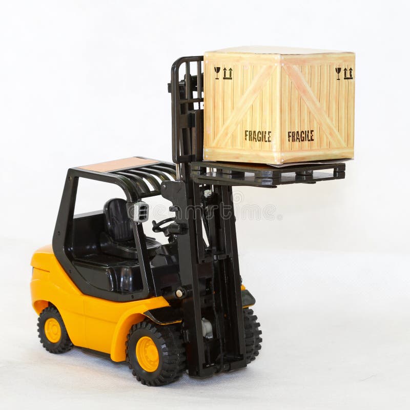 Forklift vehicle stock image. Image of vehicle, cargo - 16039625