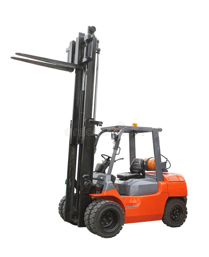 Forklift isolated stock photo. Image of jack, pallet - 41572144