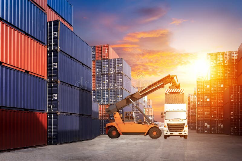 869 Train Container Loading Crane Stock Photos - Free & Royalty-Free ...