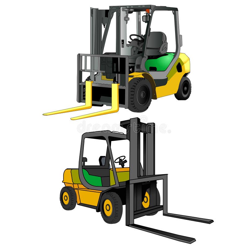 Forklift. Heavy Construction Machine. Building Machinery. Special ...
