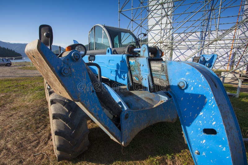 Forklift Industrial Machine Stock Photo - Image of industrial ...