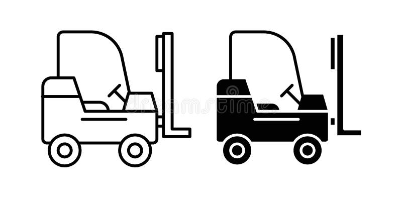 Forklift Loader Icon Stock Illustrations – 7,010 Forklift Loader Icon ...