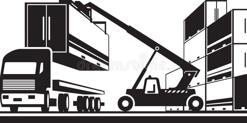 Container Handler Icon Stock Illustrations – 32 Container Handler Icon ...