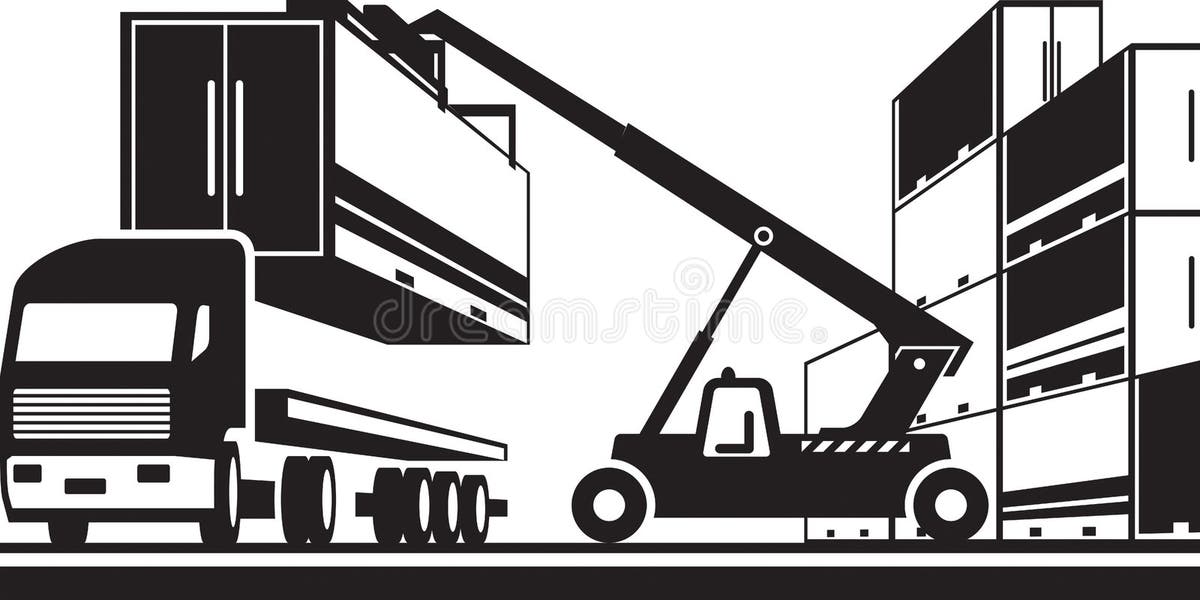 Container Handler Icon Stock Illustrations – 32 Container Handler Icon ...