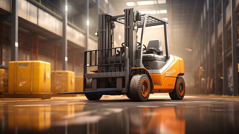 Forklift in a Modern Warehouse during Daytime Operations Optimizing ... Forklift in a Modern Warehouse during Daytime Operations Optimizing ...