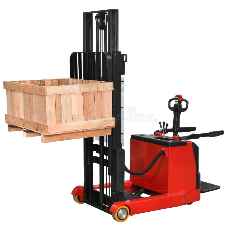 Forklift from My Warehouse Equipment Series Stock Image - Image of ...