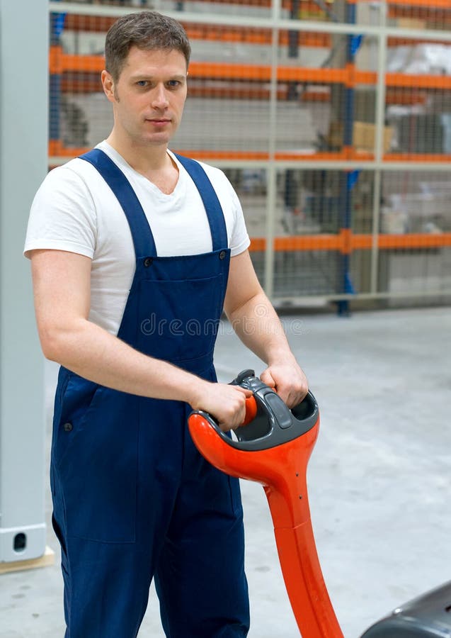 Forklift operator. stock image. Image of professional - 66300365