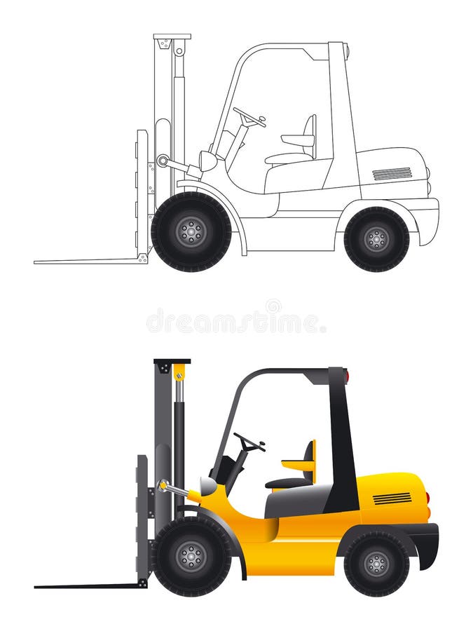 Forklift View Stock Illustrations – 2,713 Forklift View Stock ...