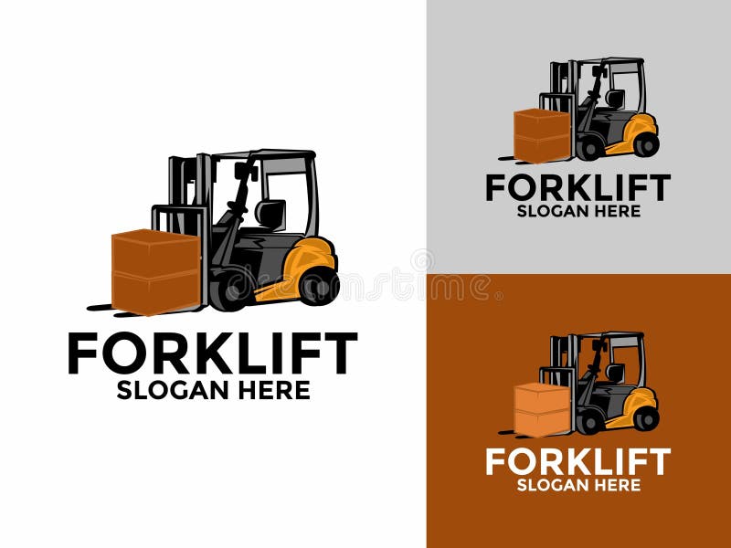 Forklift Vector Logo Design Template, Forklift Logo Design Vector ...
