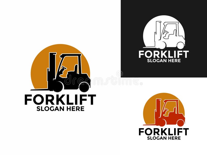 Forklift Vector Logo Design Template, Forklift Logo Design Vector ...