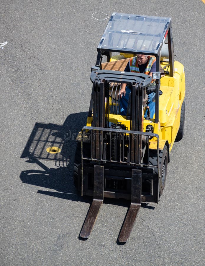 Forklift editorial stock photo. Image of mover, forklift - 74780638