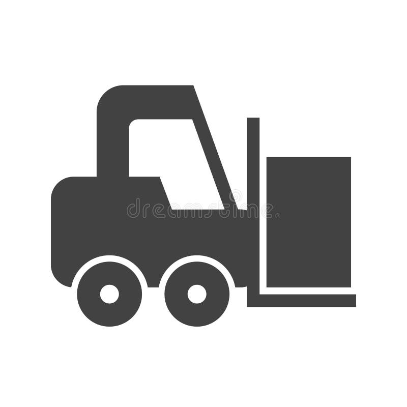 Forklifter stock vector. Illustration of industry, vector - 80180110