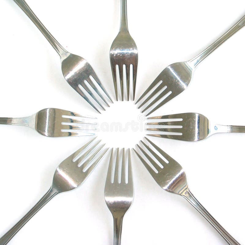 Forks stock photo. Image of forks, object, cutlery, round - 101684