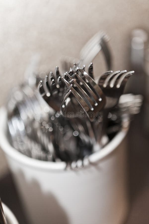 Forks stock image. Image of silver, studio, vertical - 21273781