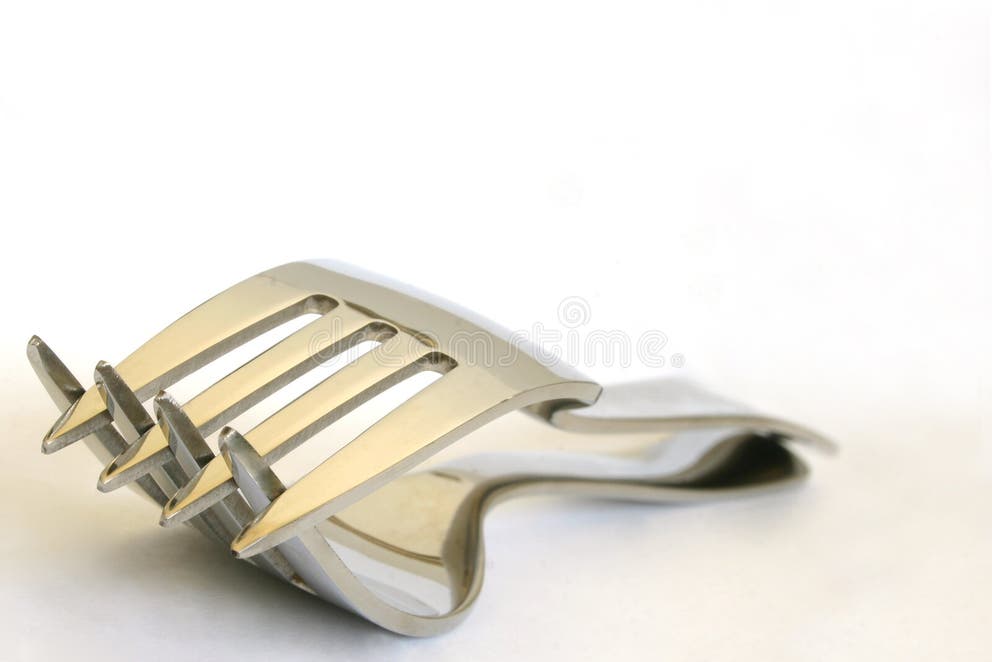 Forks stock photo. Image of posh, expensive, drink, metal - 260600