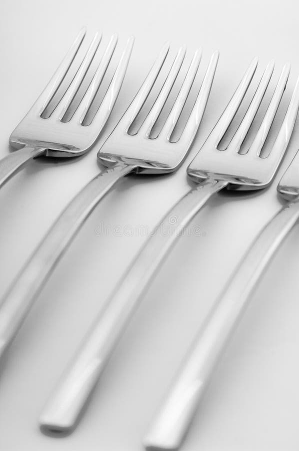 Forks stock photo. Image of stainless, silver, fork, cutlery - 8385756